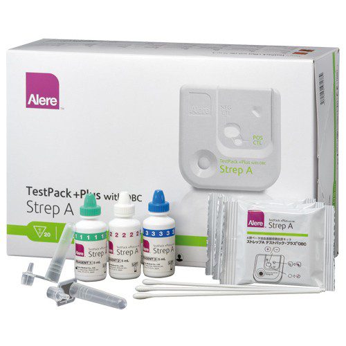 ALERE TestPack Plus Strep A mit OBC 40 Stk – Schneller Streptokokken ...